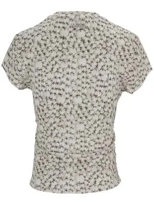 Isabel Marant Étoile Maelie" Printed T-shirt - Ecru