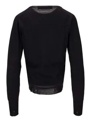GOLDEN GOOSE Golden W' Regular Knit Crew Neck Light Wool Merino