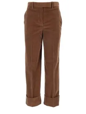 Thom Browne Fit 2 Beltloop Sack Trousers In Narrow Wale Corduroy