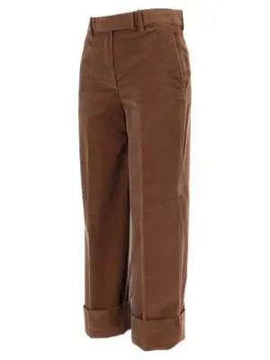 Thom Browne Fit 2 Beltloop Sack Trousers In Narrow Wale Corduroy
