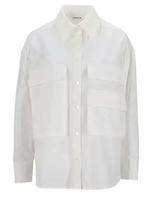 PAROSH Classic Collar Shirt With Pockets