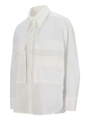 PAROSH Classic Collar Shirt With Pockets