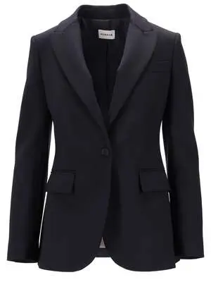 PAROSH Single-breasted Jacket With Classic Collar
