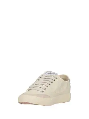 AUTRY Canvas And Suede Cream Sneakers - Windscape Low Man
