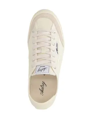 AUTRY Canvas And Suede Cream Sneakers - Windscape Low Man