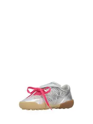 Dsquared2 Lace Up Low Top Sneakers - Argento