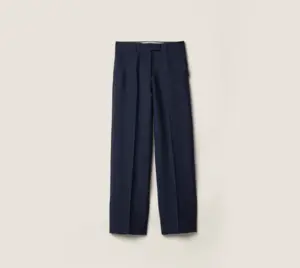 Miu Miu Tailored Wide-leg Trousers - Navy