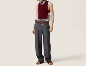 Miu Miu Knit V-neck Vest