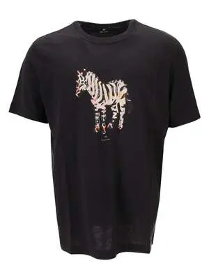 Paul Smith Regular Fit Zebra T-shirt - Black