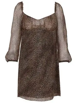 Saint Laurent Silk Printed Robe
