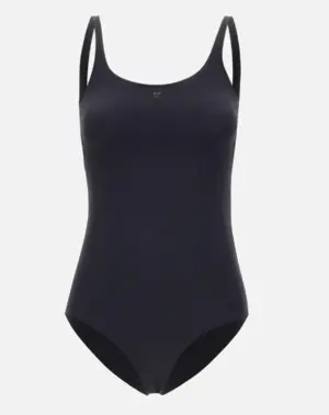 COURREGES Cut Out One Piece Swimsuit - Black