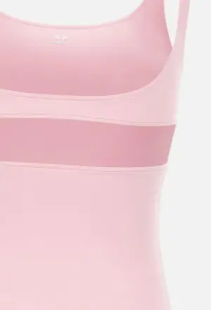 COURREGES One Piece Swimsuit - Light Pink