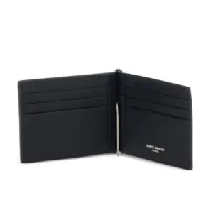 Saint Laurent Monogramme Money Clip Wallet