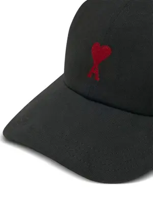 Ami De Coeur Embroidered Cap - Nero
