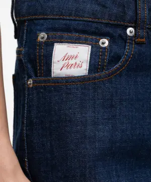 AMI Paris Heritage Denim Shorts - Indigo