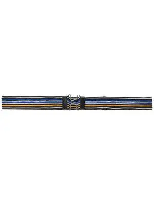Prada Striped Clasp Buckle Belt - Multicolor