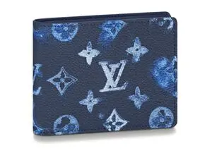 LOUIS VUITTON Slender Wallet Ink Watercolor