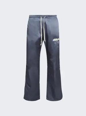 RIVINGTON ROI REBIS Blue Cotton Drawstring Pants - A