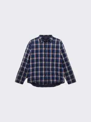 Balenciaga Reversible Shirt And Brown - Navy