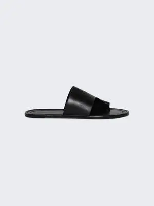 Women's Premium Leather Slide Sandals