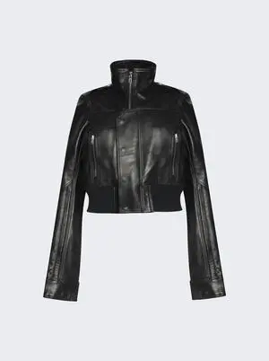 Rick Owens Leather Zip-up Jacket