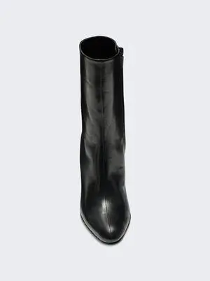 THE ROW Ornella Bootie - Black