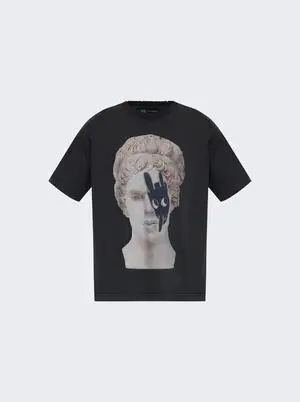 MISBHV X Ray Johnson Bunny Head Bust Tee Washed Black