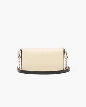 Marc Jacobs The Snapshot Wallet On Chain Bag - Cloud White Multi