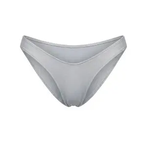 YESUDARE Bali V-shaped Bikini Bottoms - Silver/grey