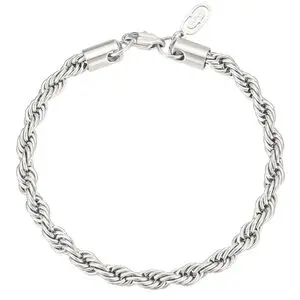 KENNETT WATCHES & ACCESSORIES Kennett Twisted Chain Bracelet - Silver