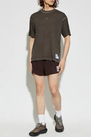 Satisfy T-shirt ‘auralite - Brown