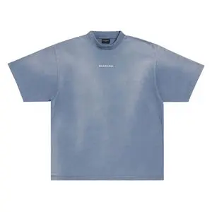 Balenciaga Medium Fit T-shirt - Blue