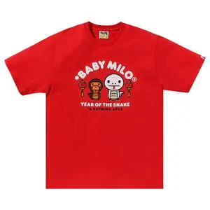 A BATHING APE Year Of The Snake Baby Milo Graphic Tee