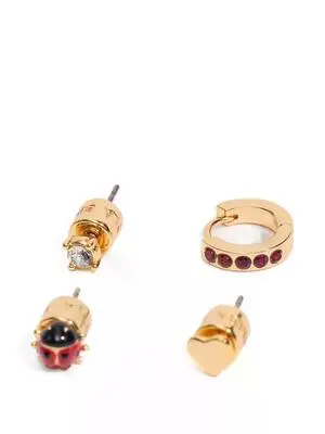 Bimba Y Lola Mini Ladybug Earrings