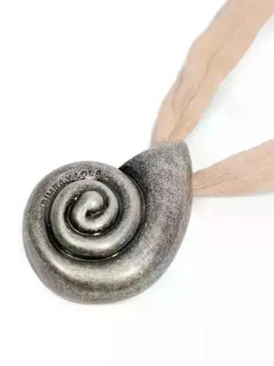 Bimba Y Lola Shell Pendant Necklace