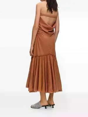 Bimba Y Lola Embellished Ruffled Dress