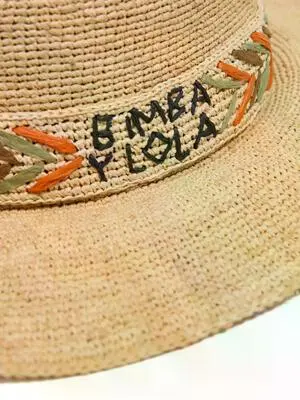 Bimba Y Lola Logo Embroidered Woven Hat