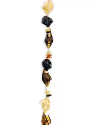 Bimba Y Lola Beaded Cord Necklace With Shell Embellishment