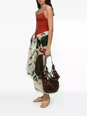 Bimba Y Lola Cala Leather Shoulder Bag - Brown