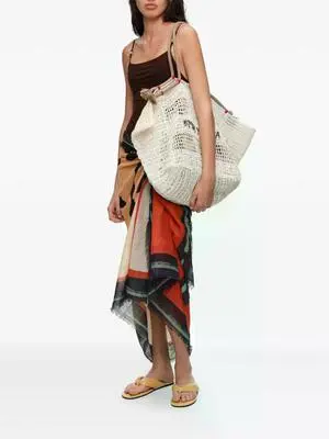 Bimba Y Lola Woven Tote Bag - Neutrals