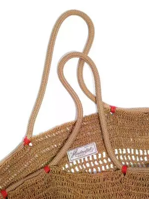 Bimba Y Lola Raffia-effect Tote Bag