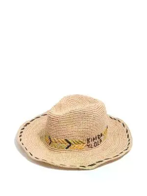 Bimba Y Lola Raffia Hat - Neutrals