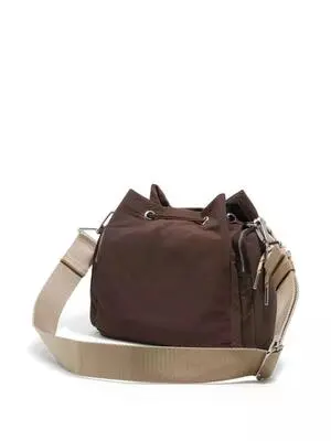 Bimba Y Lola Medium Pocket Bucket Bag - Brown