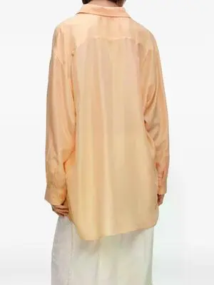 Bimba Y Lola Silk Shirt With Flap Pockets