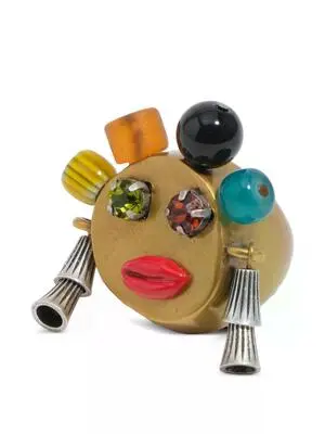 Bimba Y Lola Embellished Face Ring