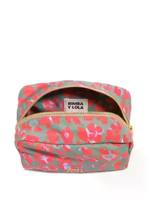 Bimba Y Lola Leopard-print Makeup Bag