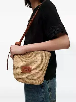 Bimba Y Lola Woven Shoulder Bag