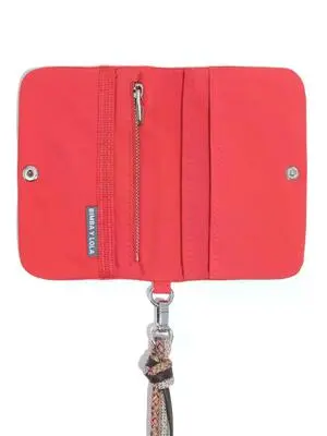 Bimba Y Lola Logo-plaque Braided-strap Wallet