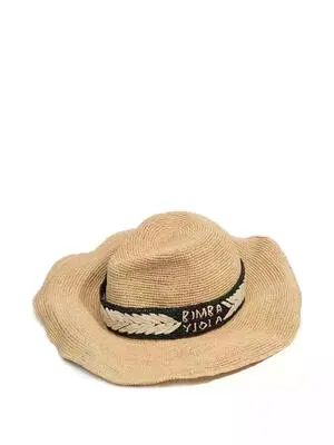 Bimba Y Lola Logo-embroidered Hat - Neutrals