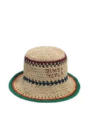 Bimba Y Lola Crochet Bucket Hat - Neutrals